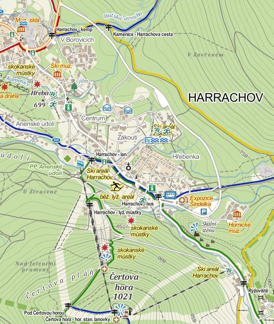 Skokanské můstky Harrachov - navštivte jedny z největších můstků